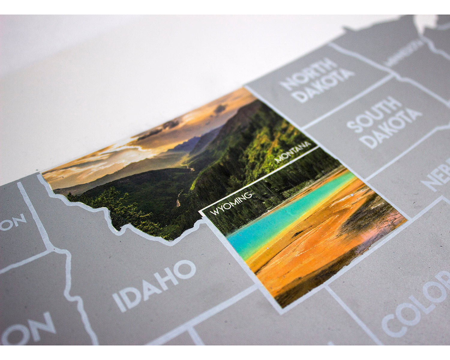 US Scratch-Off Map by Cascadia Modern